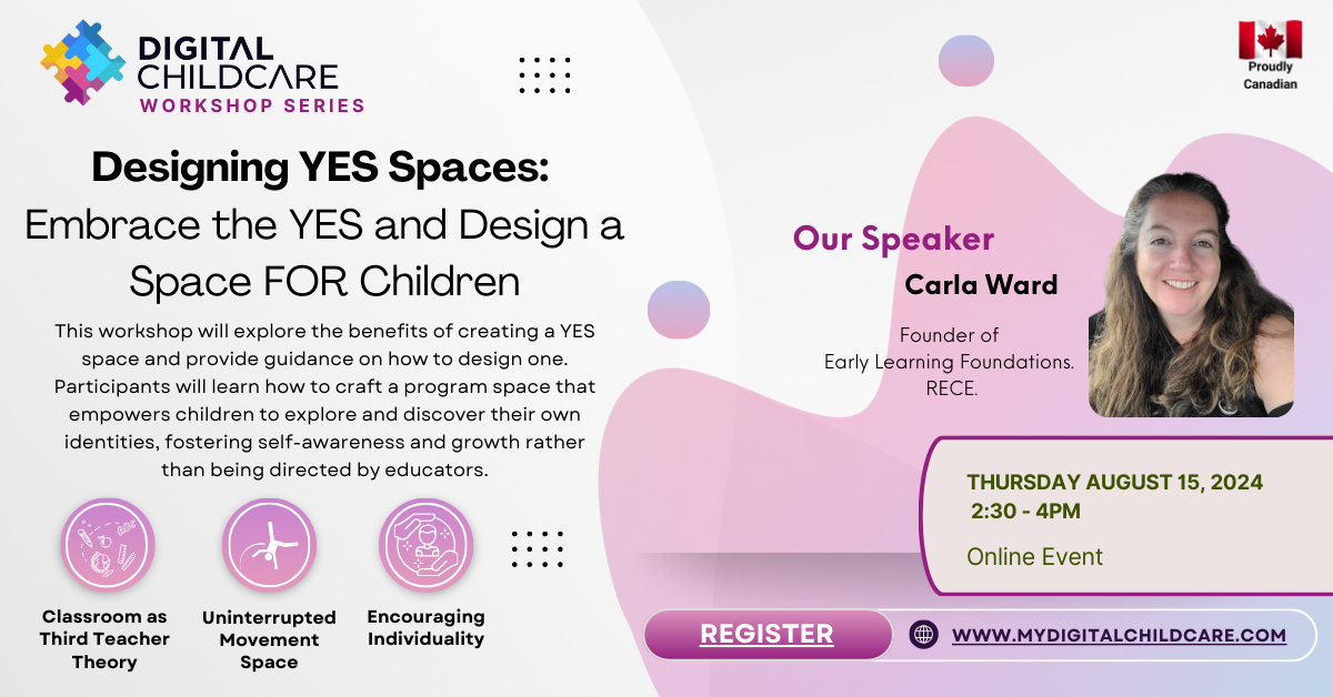 Designing YES Spaces: Embrace the YES and Design a Space FOR Children ...